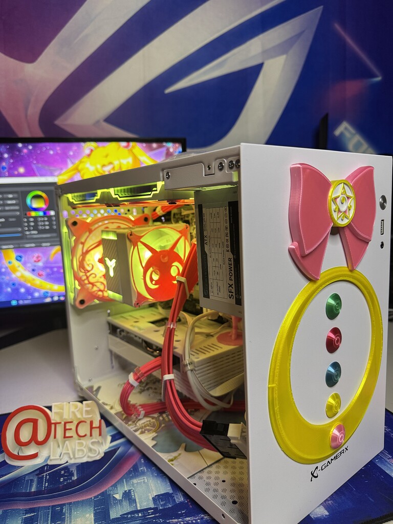 My original gaming pc build I present the Anime Girl gaming pc - PC ...