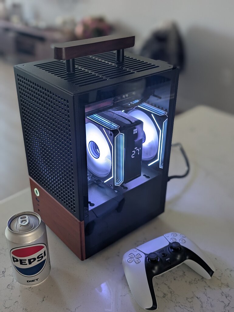Jonsbo T6 Mini-ITX Black RGB Build - PC Building - Newegg Gamer Community